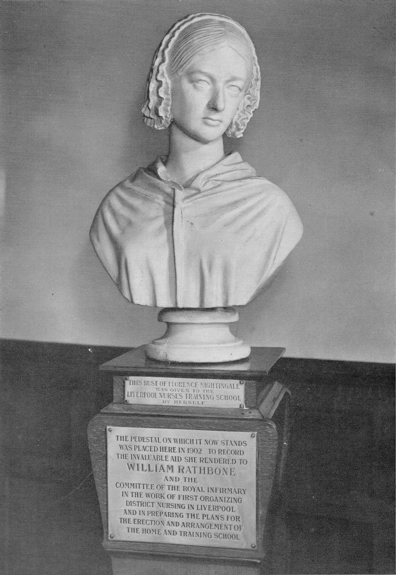 Florence Nightingale bust - Liverpool Royal Infirmary Nurses ...